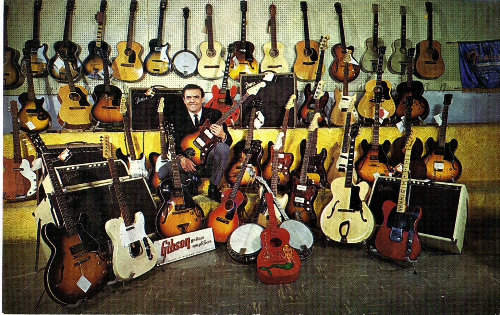 Ernie Ball Guitars in Tarzana Postcard | San Fernando Valley Blog