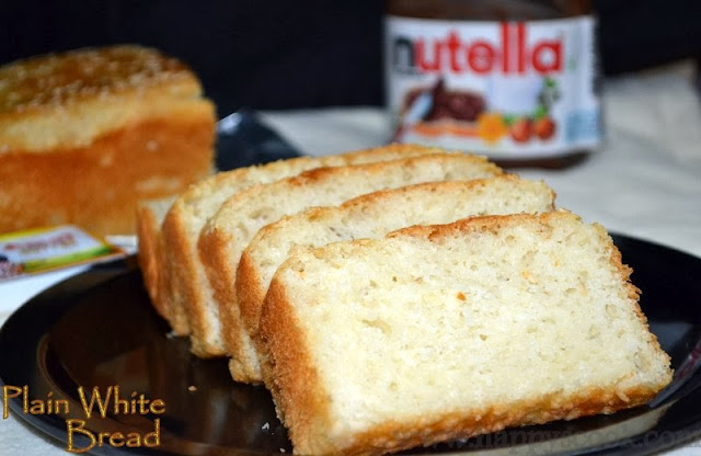 Plain White Bread Recipe/ Basic White Bread/ Homemade Simple White ...