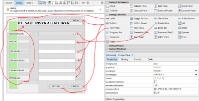 MEMBUAT DAFTAR HARGA BARANG MENGGUNAKAN JAVA NETBEANS