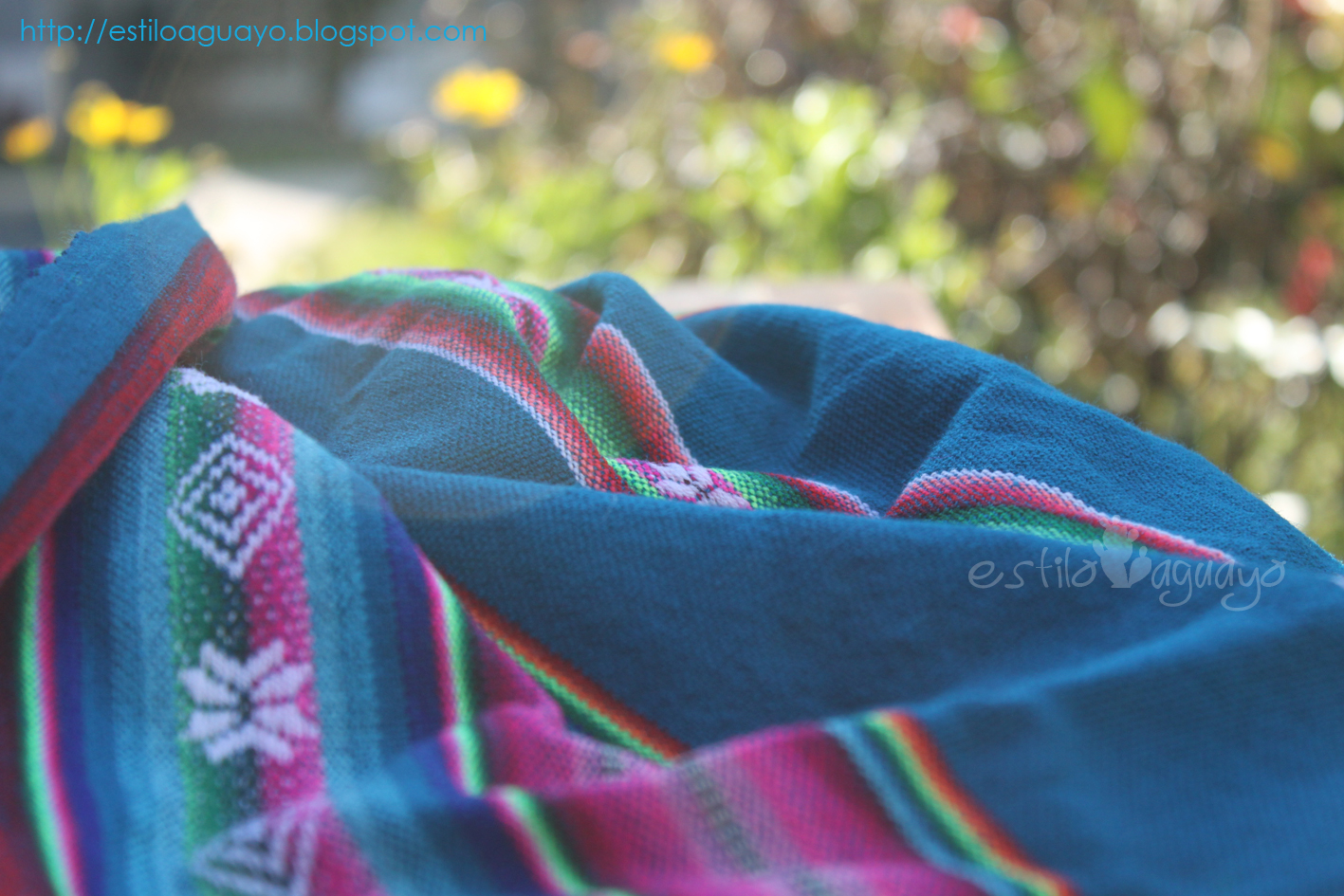 Aguayo Industrial Turquesa / Estilo Aguayo