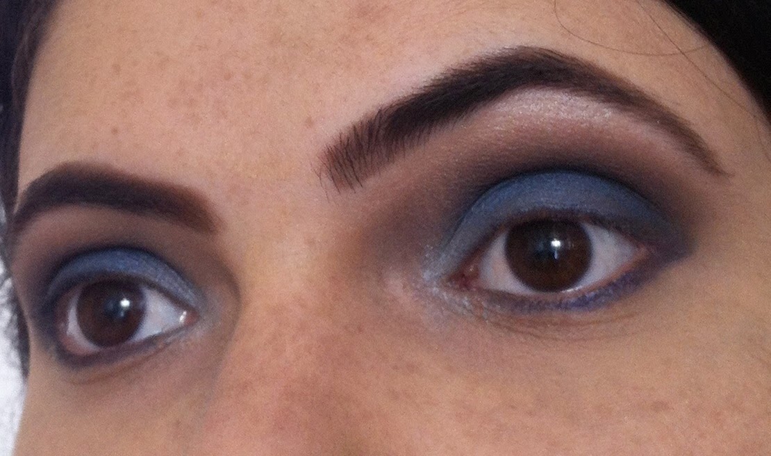 50 tons de beleza: Make azul e chumbo!