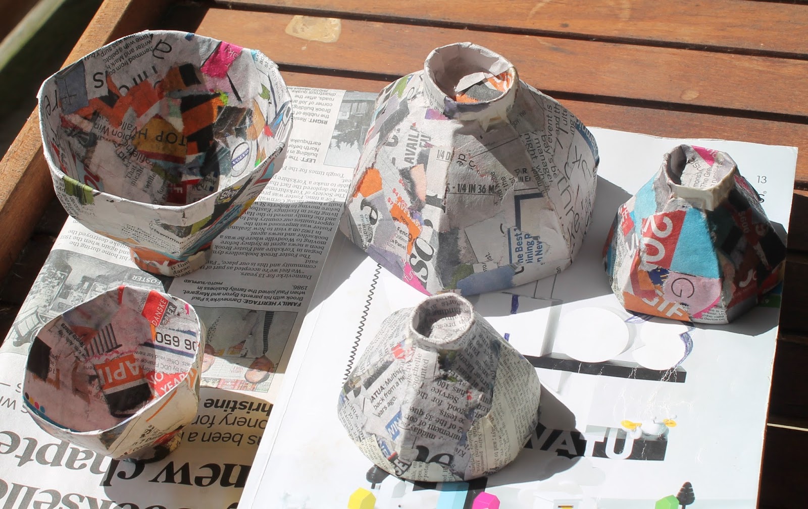 All of Me: Paper mache teacups