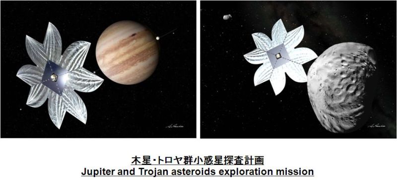 Japan next solar sail targets are Jupiter and Trojan Asteroids ...