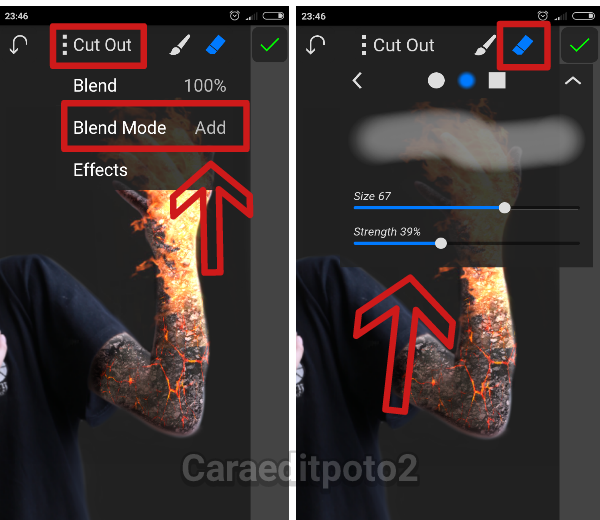 Cara Edit Foto Menambahkan Efek Api di Tangan - Picsay Pro