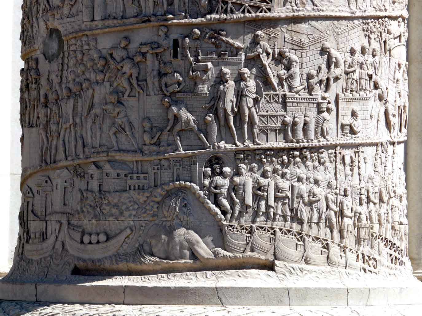 El mundo de Avekrénides. : La Columna Trajana. Roma.