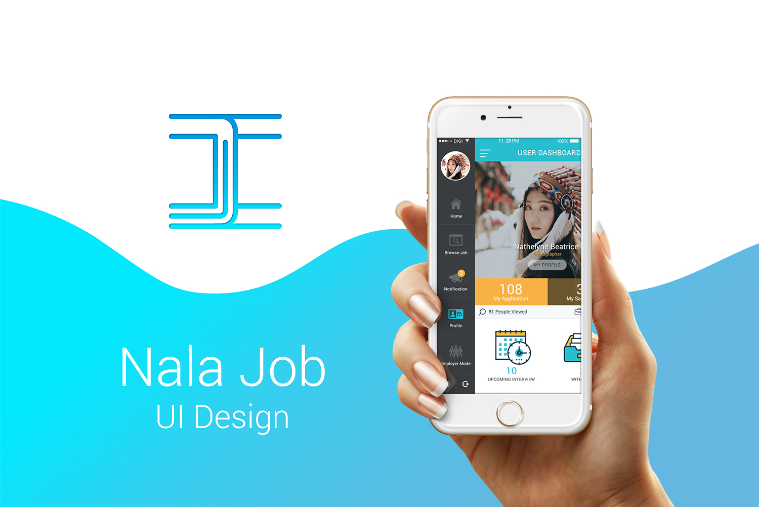 Nala Employment Services UI Design - Leng's Design Journey