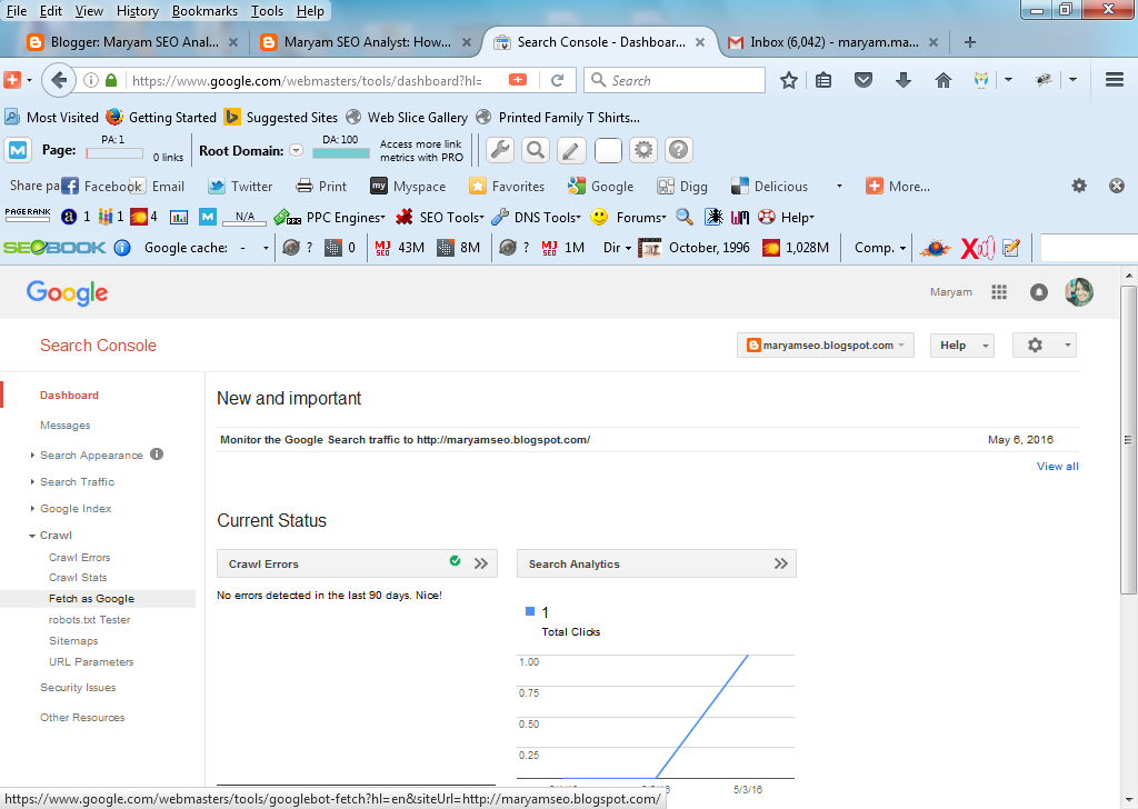 Maryam SEO Analyst: How to get your website on Google