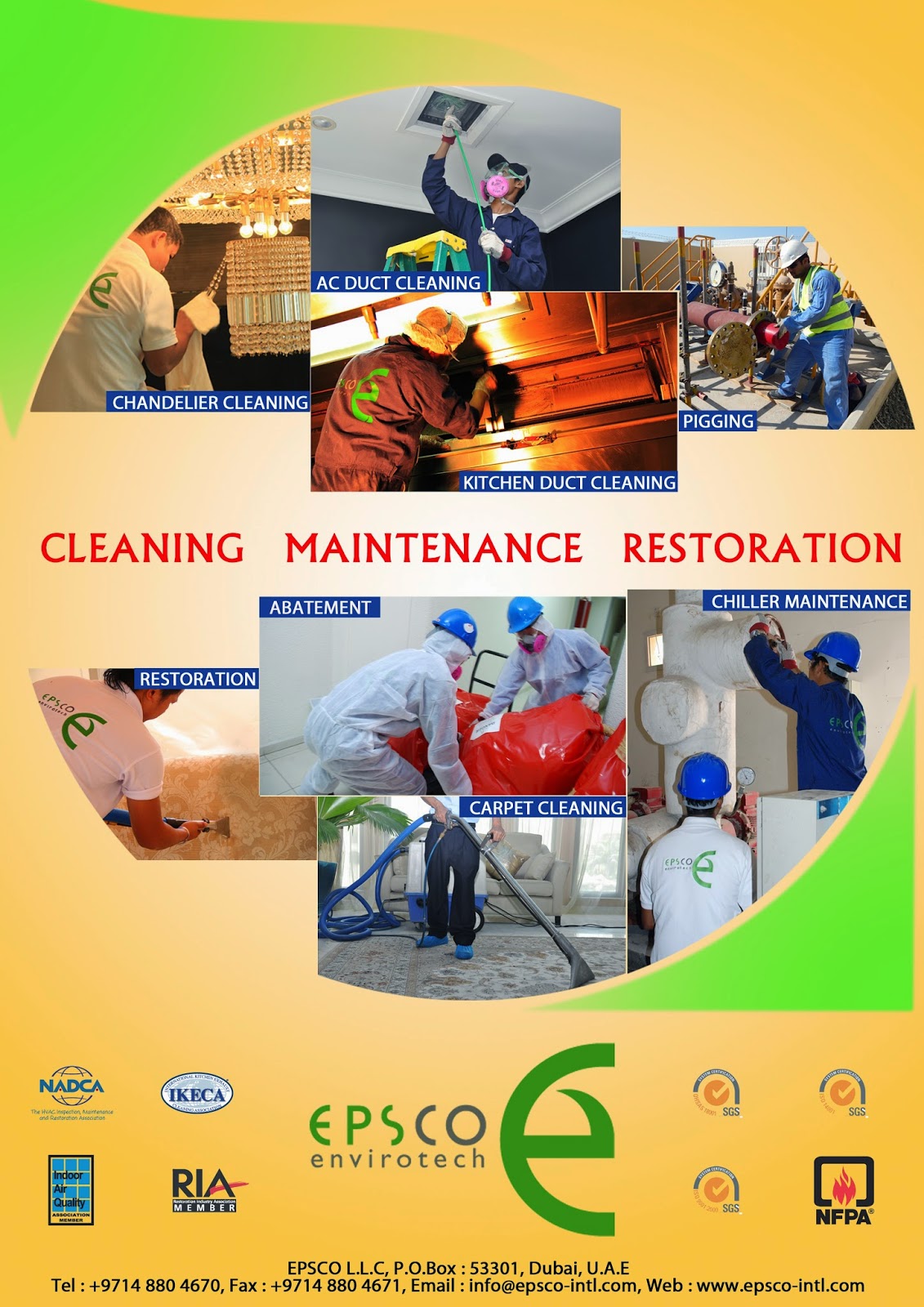 Cleaning - Maintenance - Restoration