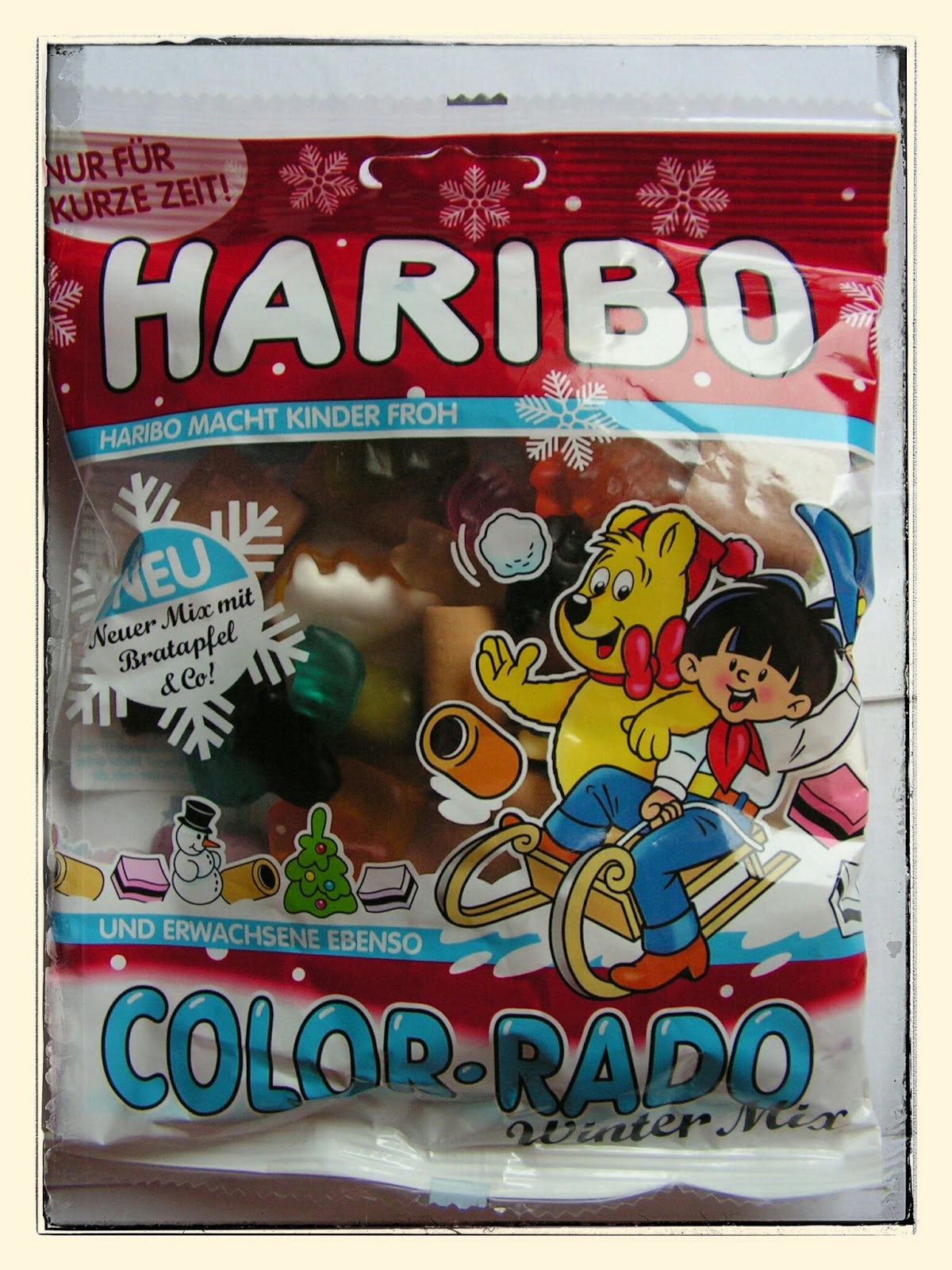 Rosa Rot Violett: Haribo Color-Rado Winter Mix