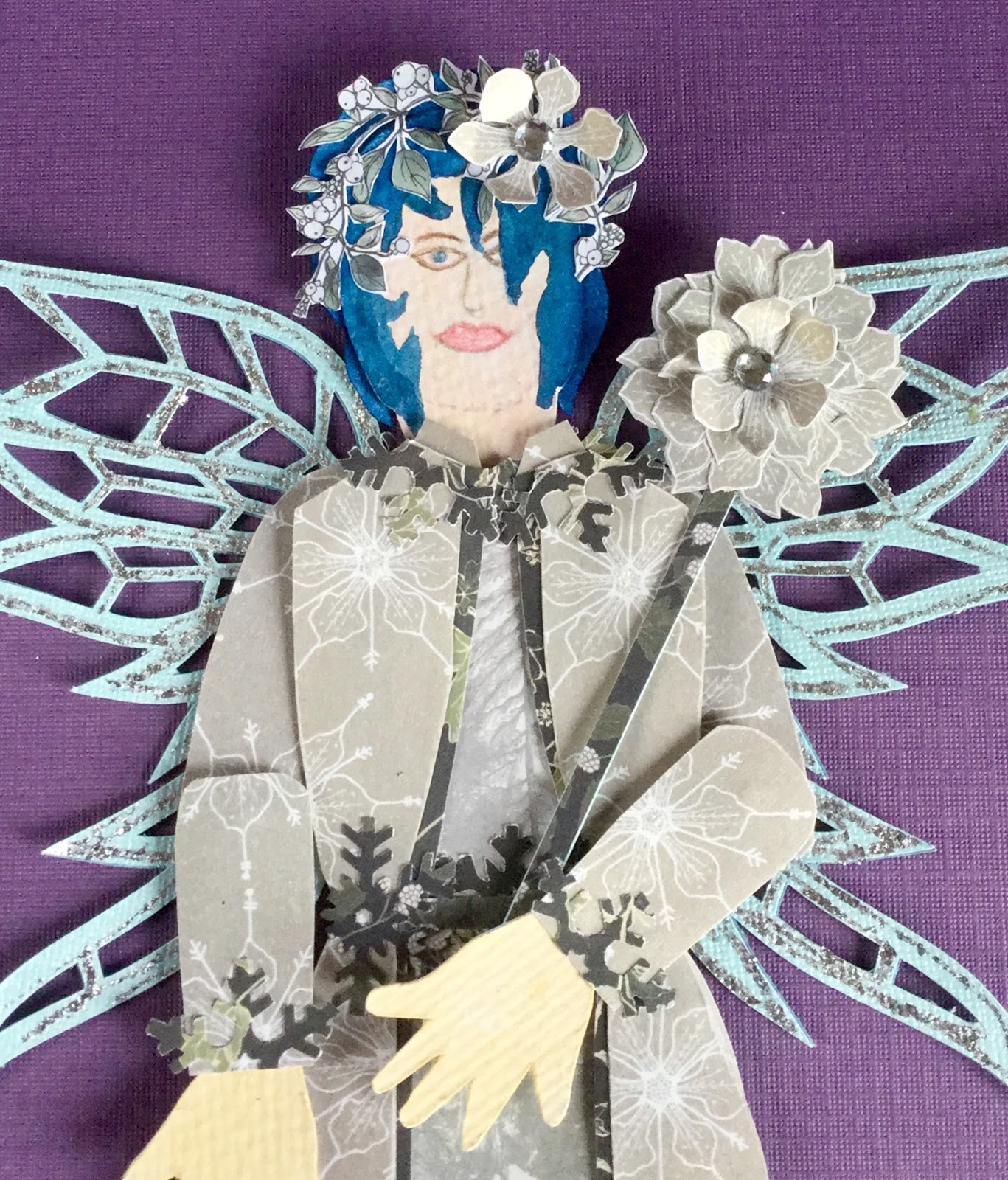 The Fruit Pixie: Snow fairy paper doll