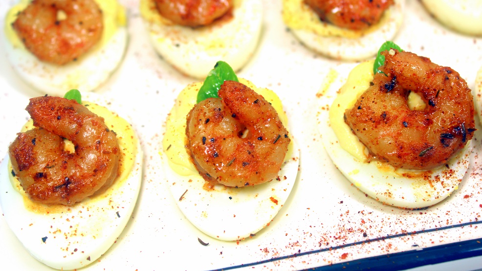 52 Ways to Cook: Cajun Blackened Shrimp Deviled Eggs