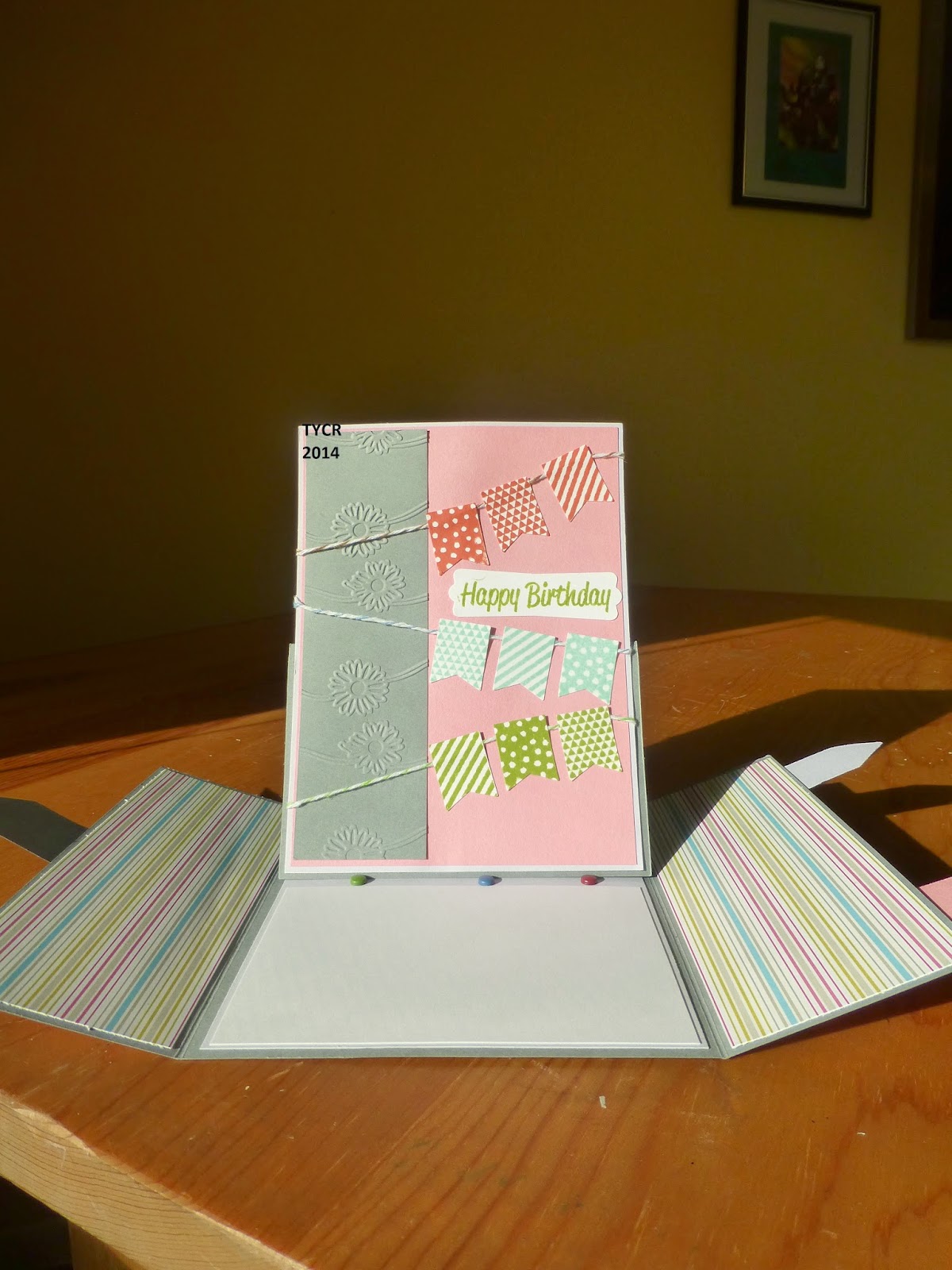 The Yellow Craft Room: Gatefold Easel Card Tutorial