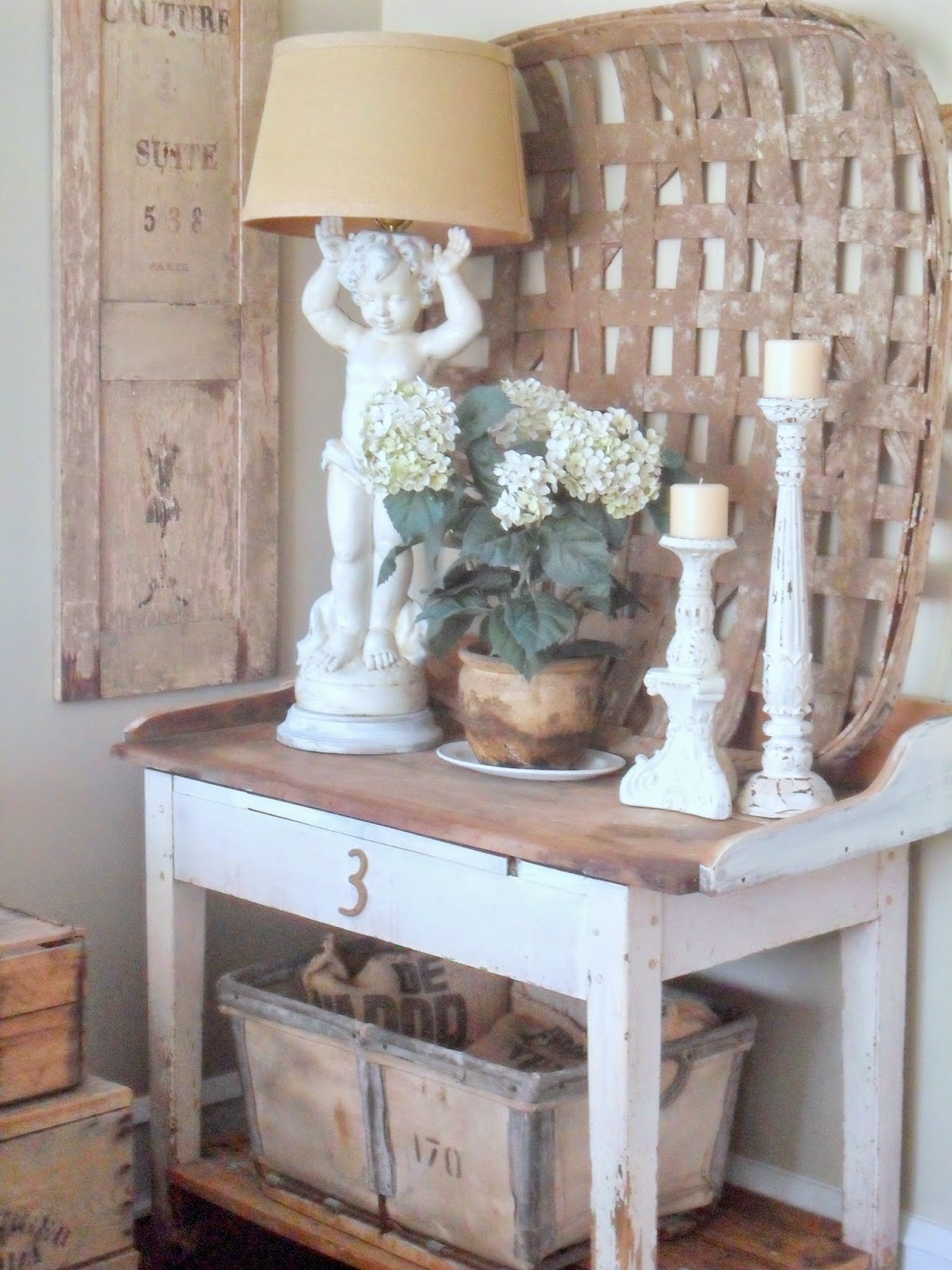must love junk: Living Room Vignettes