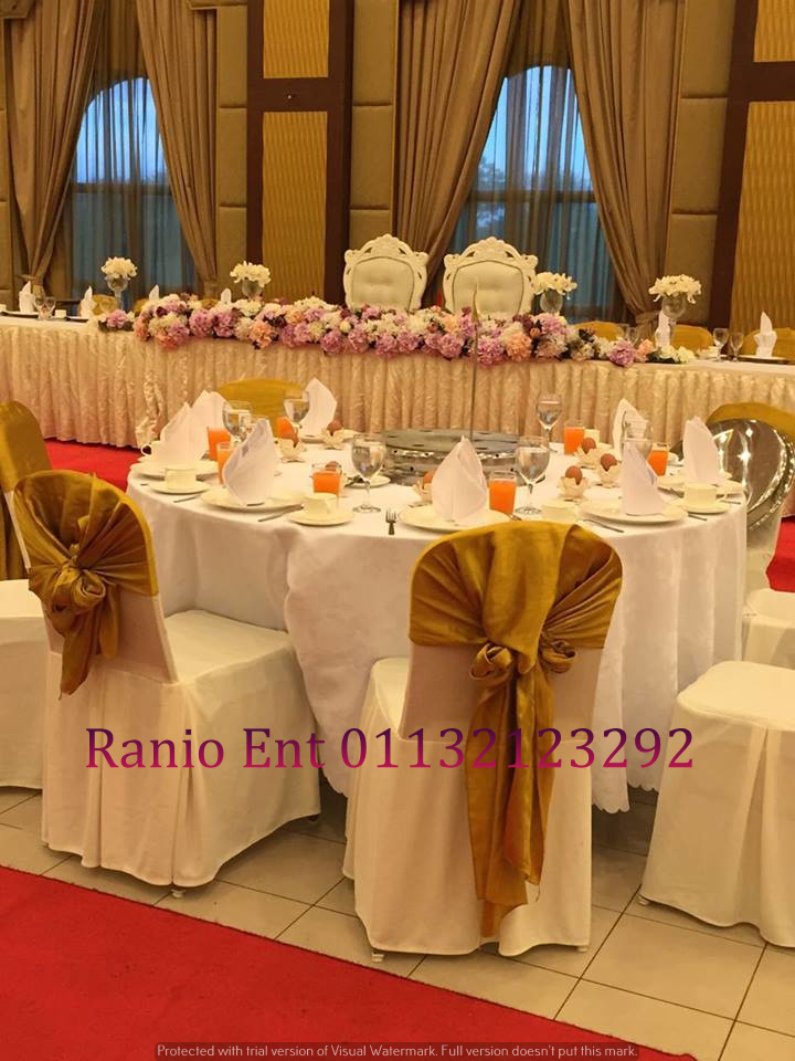 Sewa Sarung Kerusi Plastik dan Banquet - Rania Canopy Rental