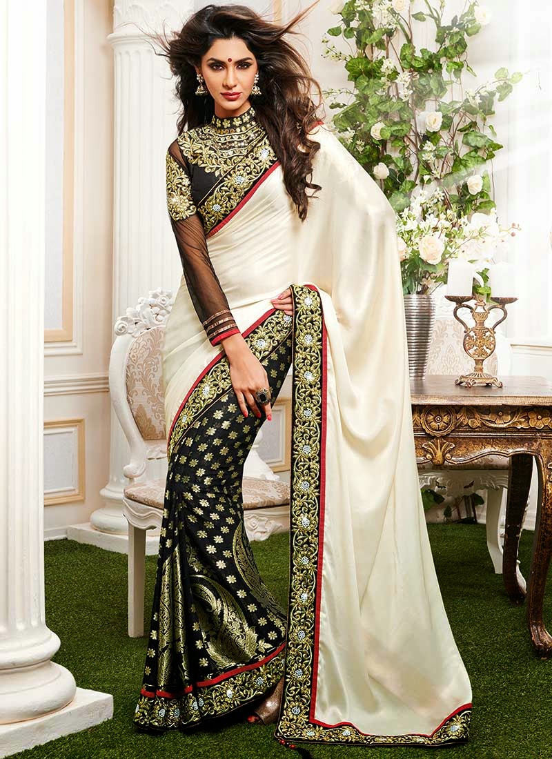 Exclusive Traditional Party Wear Sarees Collection | Hair Style Fashion