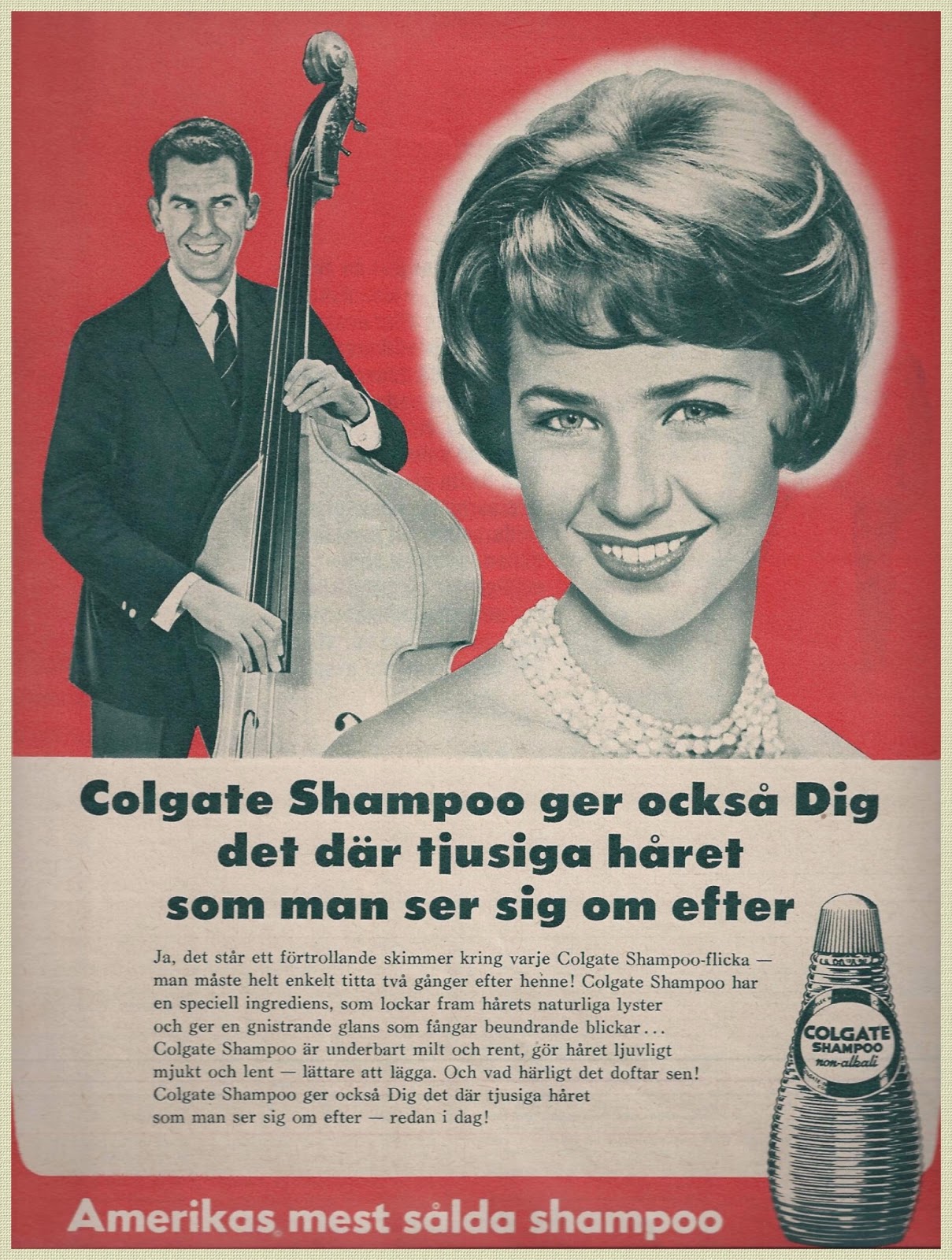 Återblicken: Colgate shampoo med Anita Lindblom (1961)