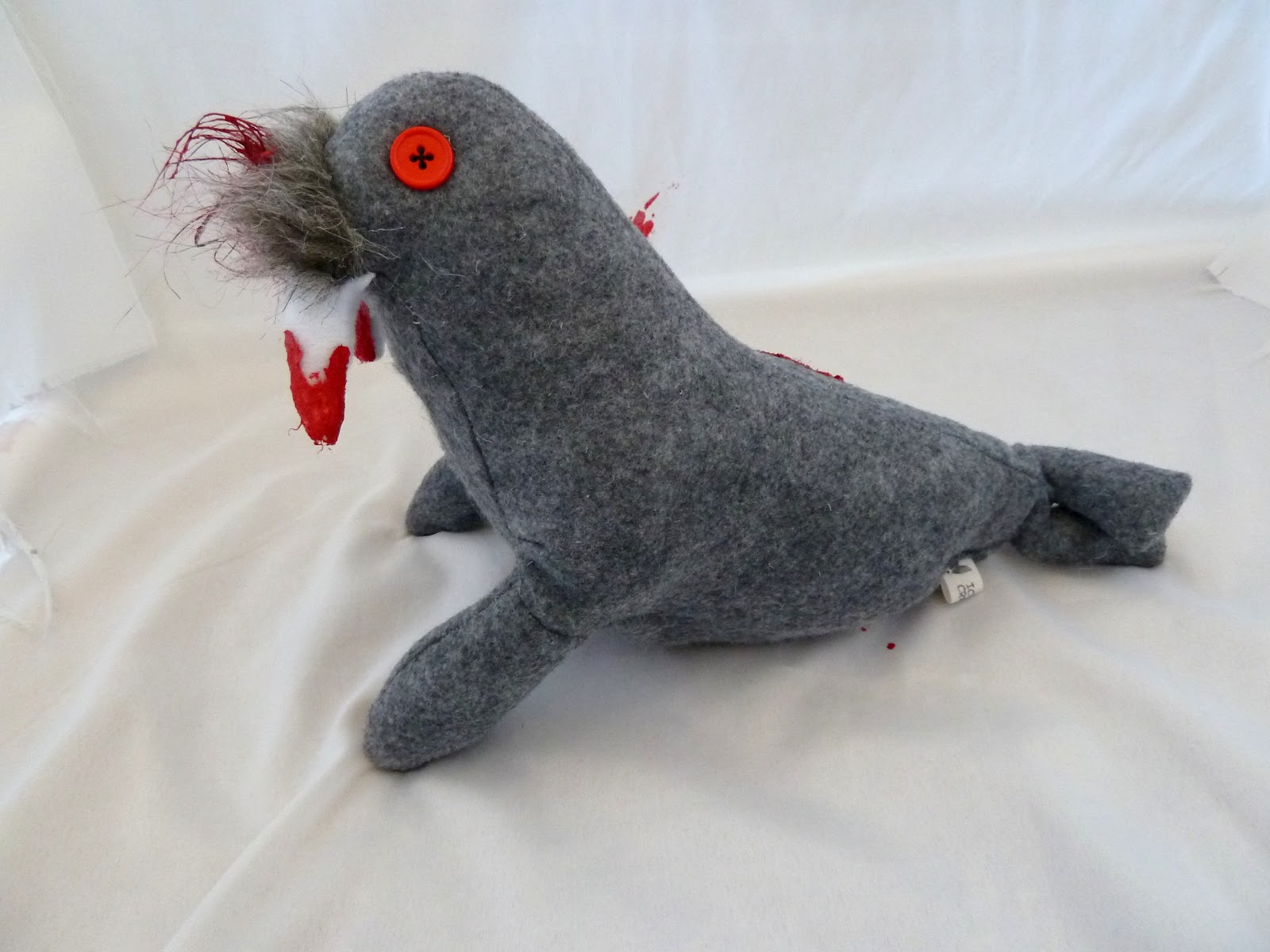 Icky Dog Creations - The Blog!: Zombie Walrus!