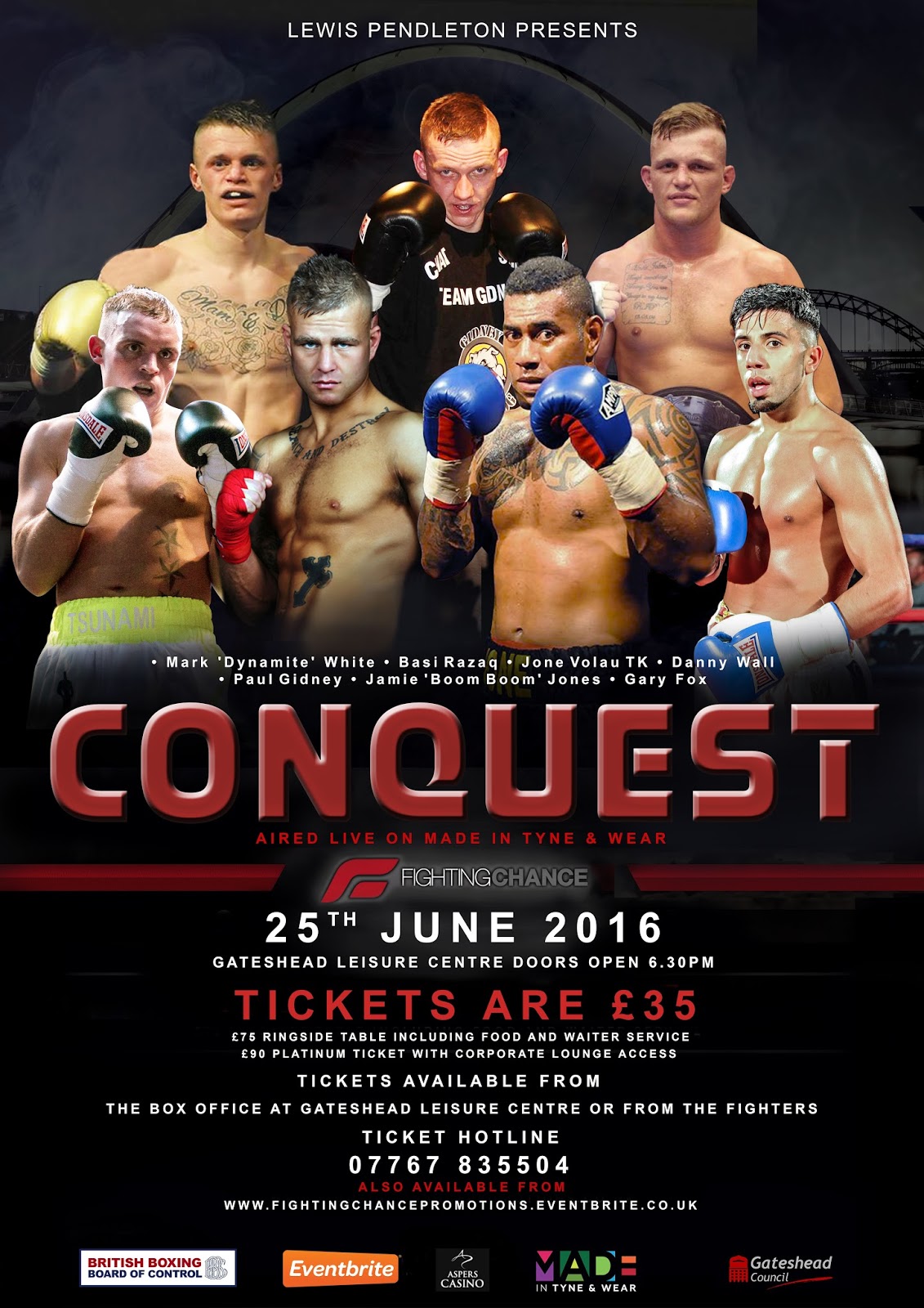 Fighting Chance Promotions: FIGHTING CHANCE PROMOTIONS PRESENT ...
