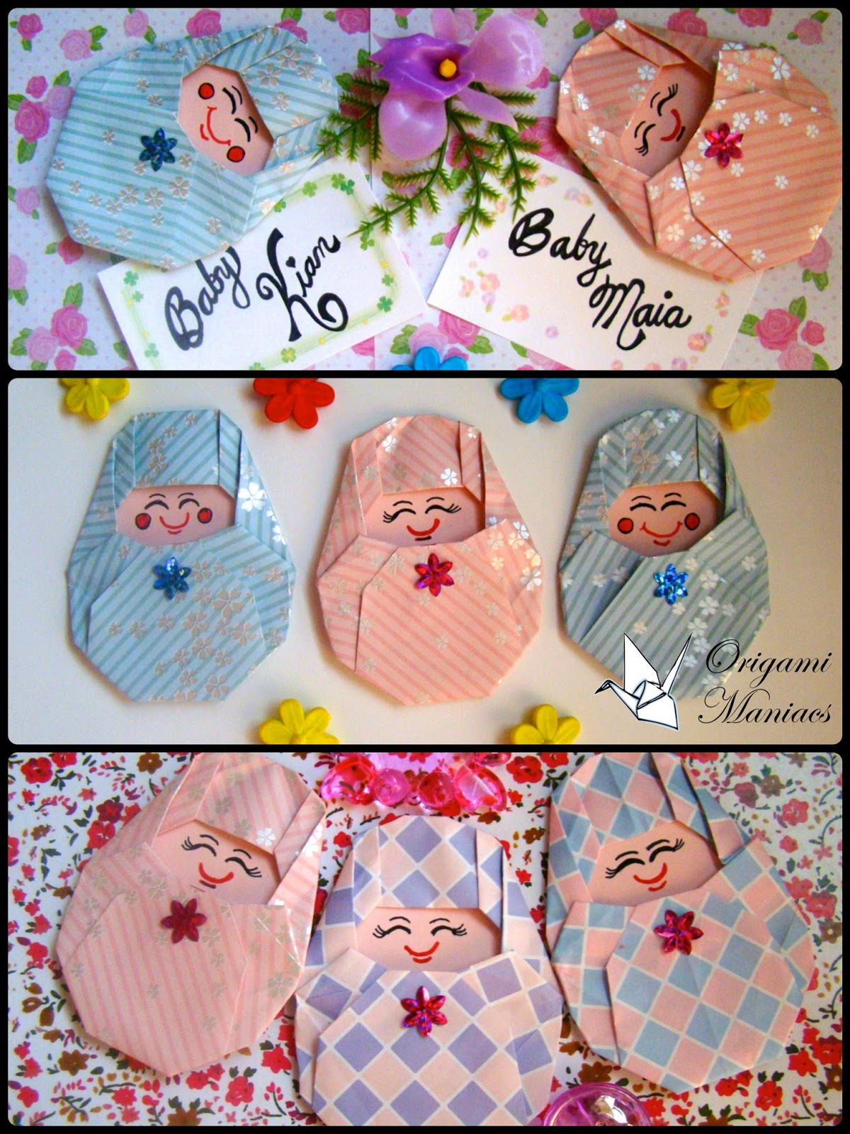 Origami Maniacs: Origami Babies/Bebes de Origami