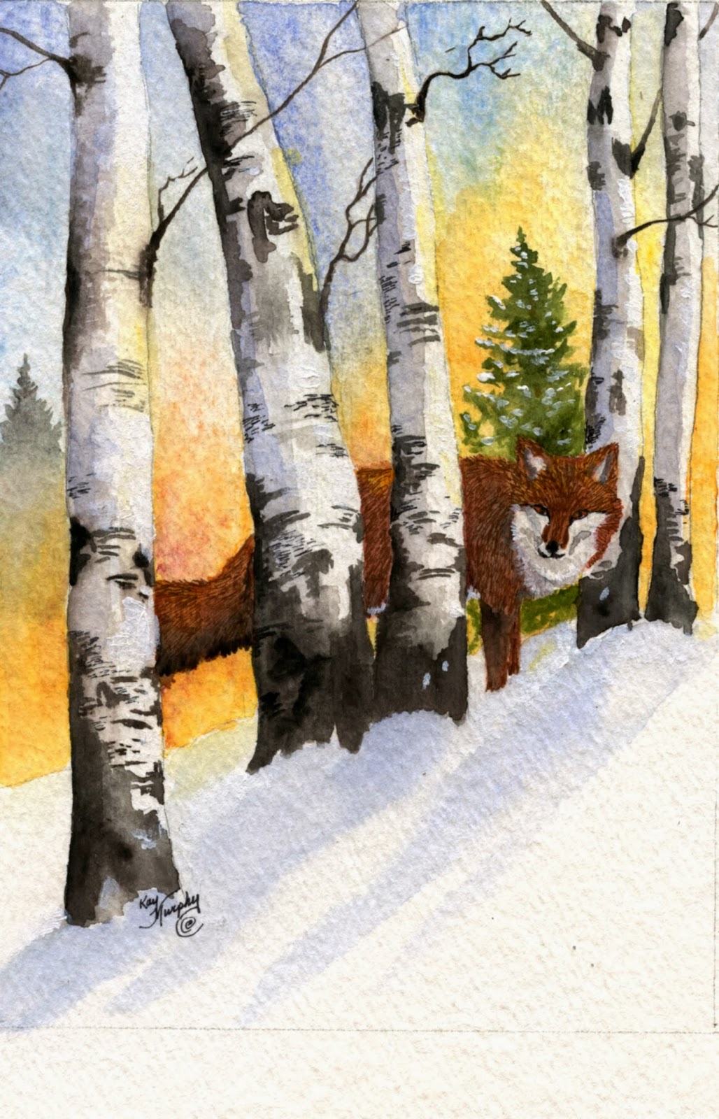 Kay Murphy's Studio Kay Murphy-Wallace:artist: New Christmas notes and ...