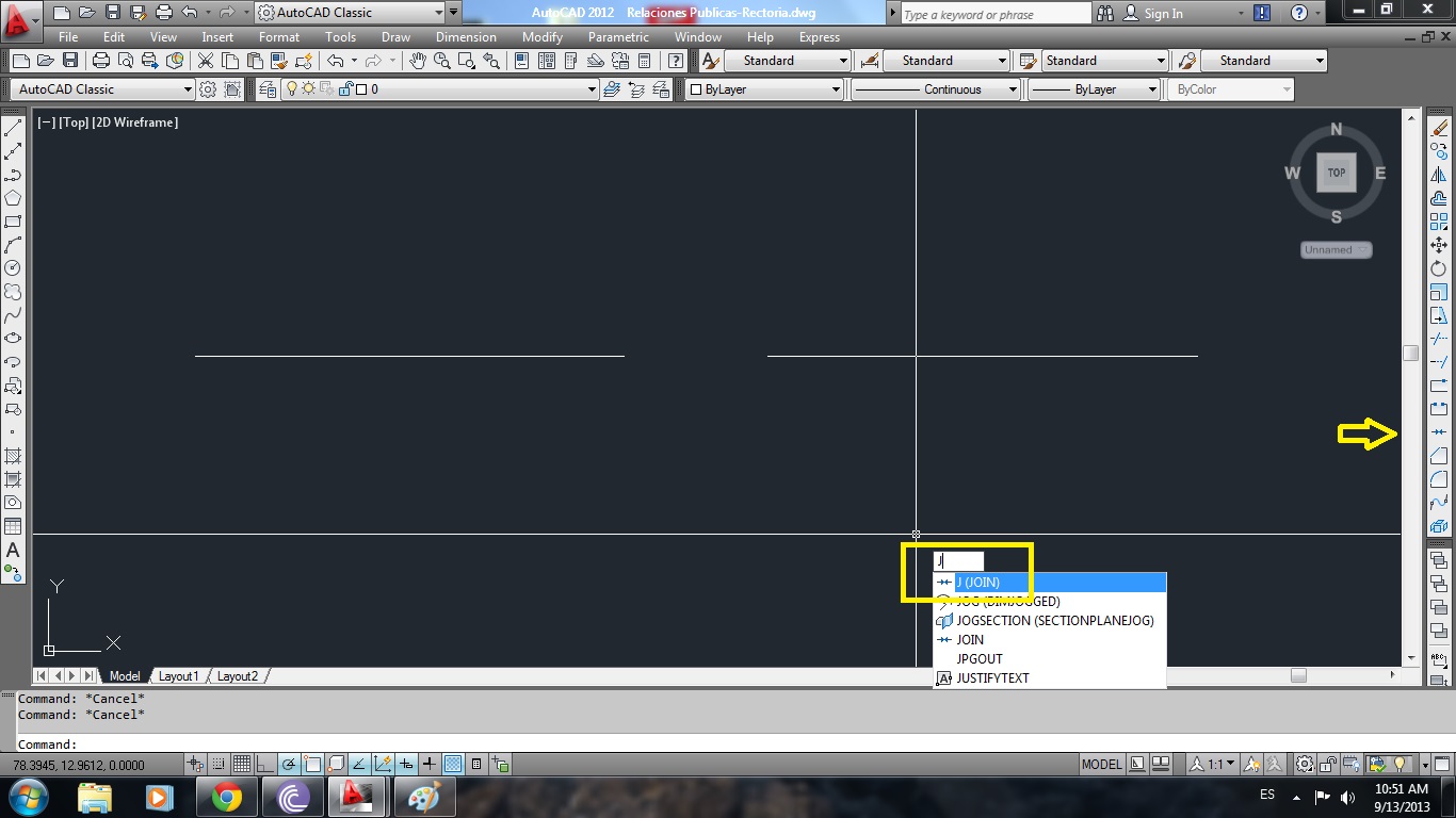 Unir lineas en AutoCad con Join - DominarCad