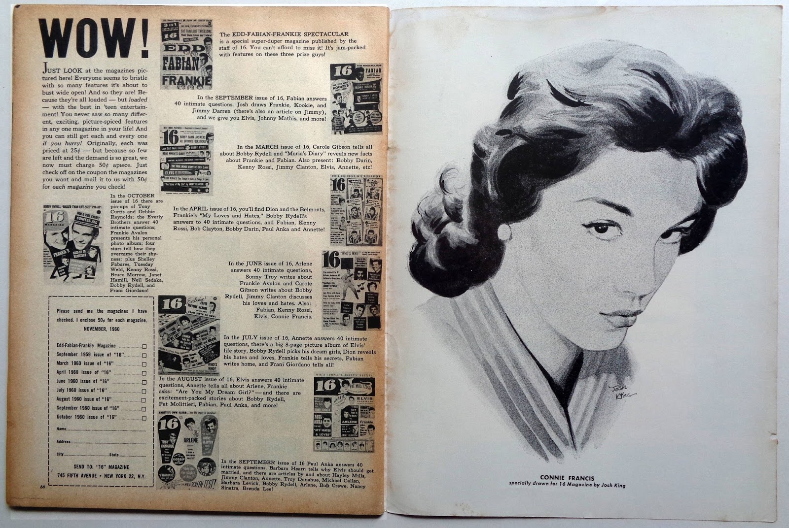 Past Print: 16 Magazine / November / 1960