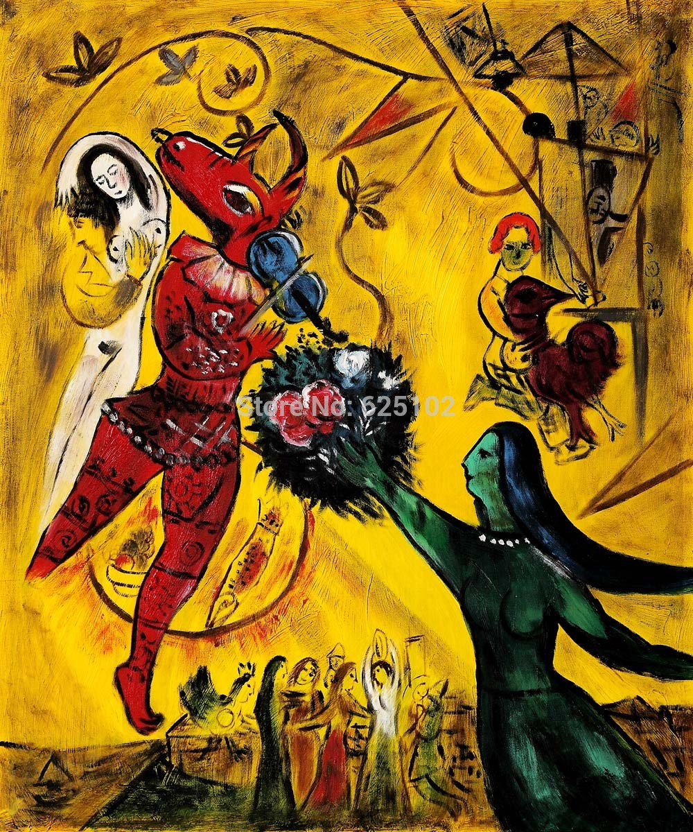 pinturamadrid: Marc Chagall - la danza