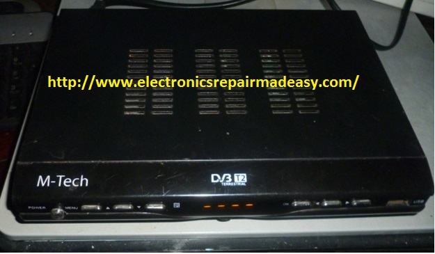 electronics repair made easy: M-tech DVB-T2 decoder dead now repaired