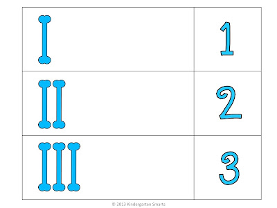 Funny Bones Tally Marks Matching Set - Kindergarten Smarts