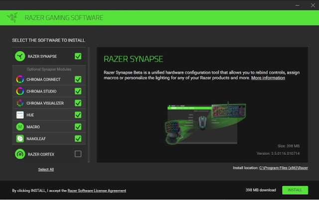 RAZER Tartarus Pro Optical Switches Keypad With Thumbstick D-pad ...