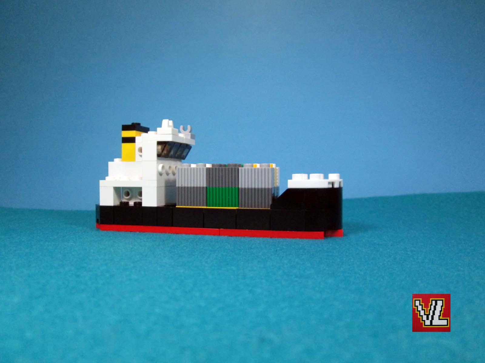 VIVOLEGO: Nova versão set LEGO 616 Navio cargueiro