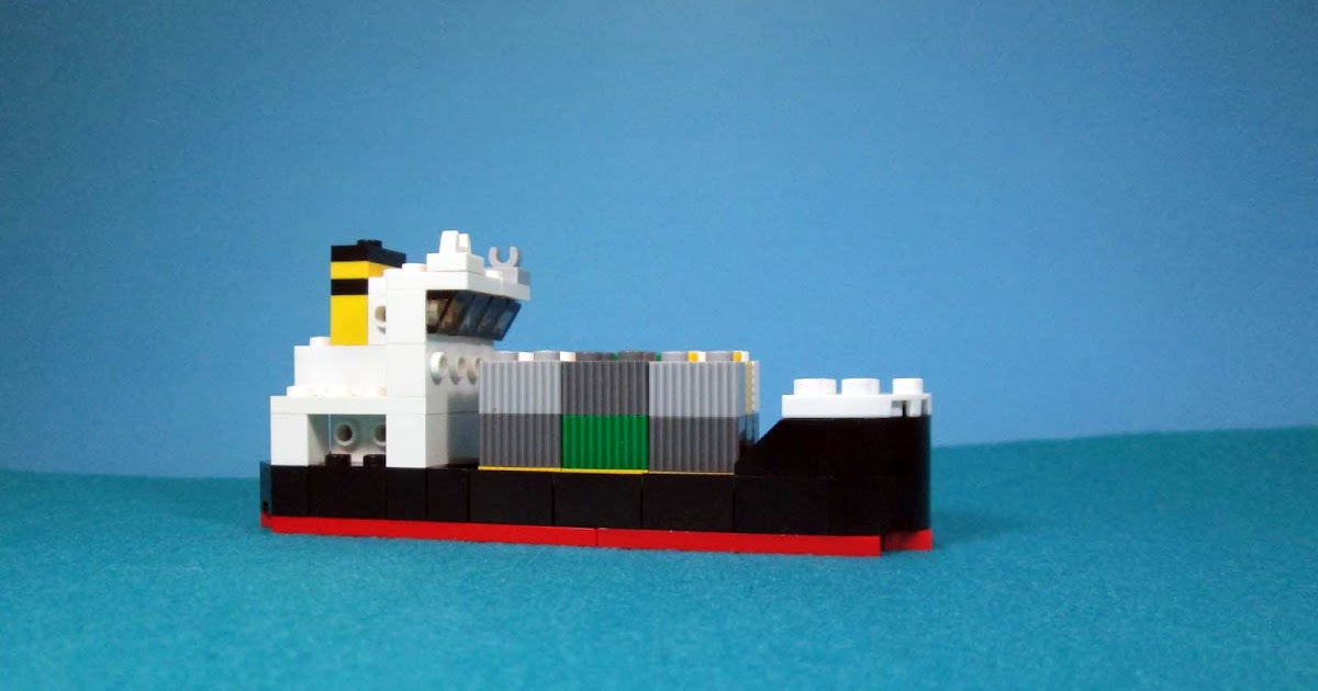 VIVOLEGO: Nova versão set LEGO 616 Navio cargueiro