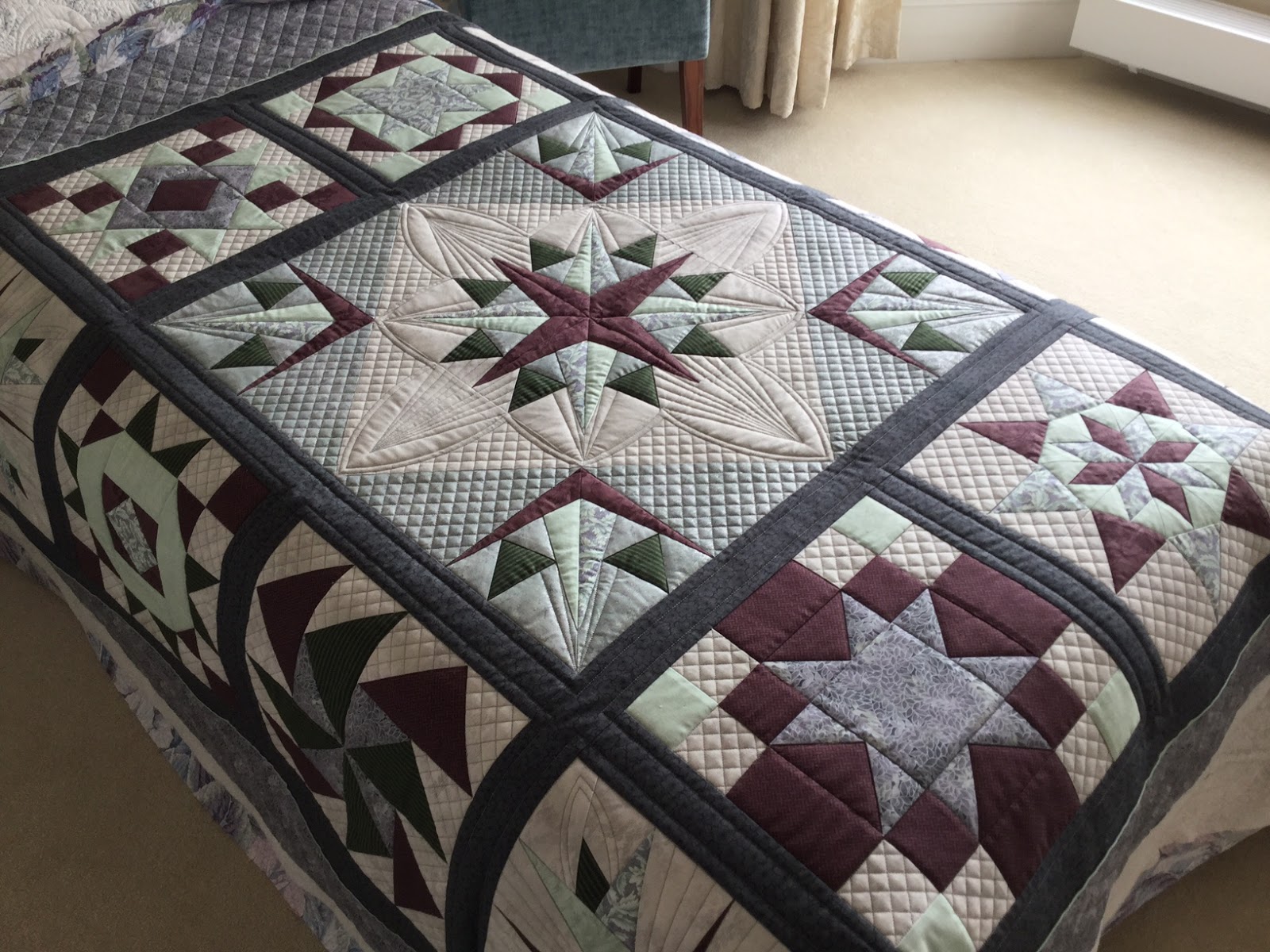 Fabadashery Longarm Quilting: Custom Quilted Sampler Quilt made by ...
