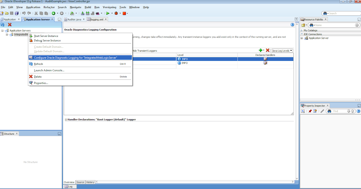 Biradar ShriKant Oracle ADF Blog: Configuring logging for ADF application