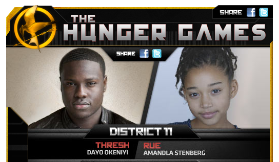 Hunger Games Lessons: The Reaping for Rue and Thresh, District 11 Tributes Hunger Games Lessons: The Reaping for Rue and Thresh, District 11 Tributes