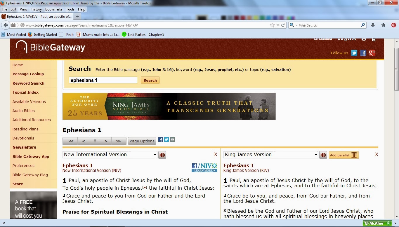 Clare's Contemplations: My Favorite Bible Study Tools