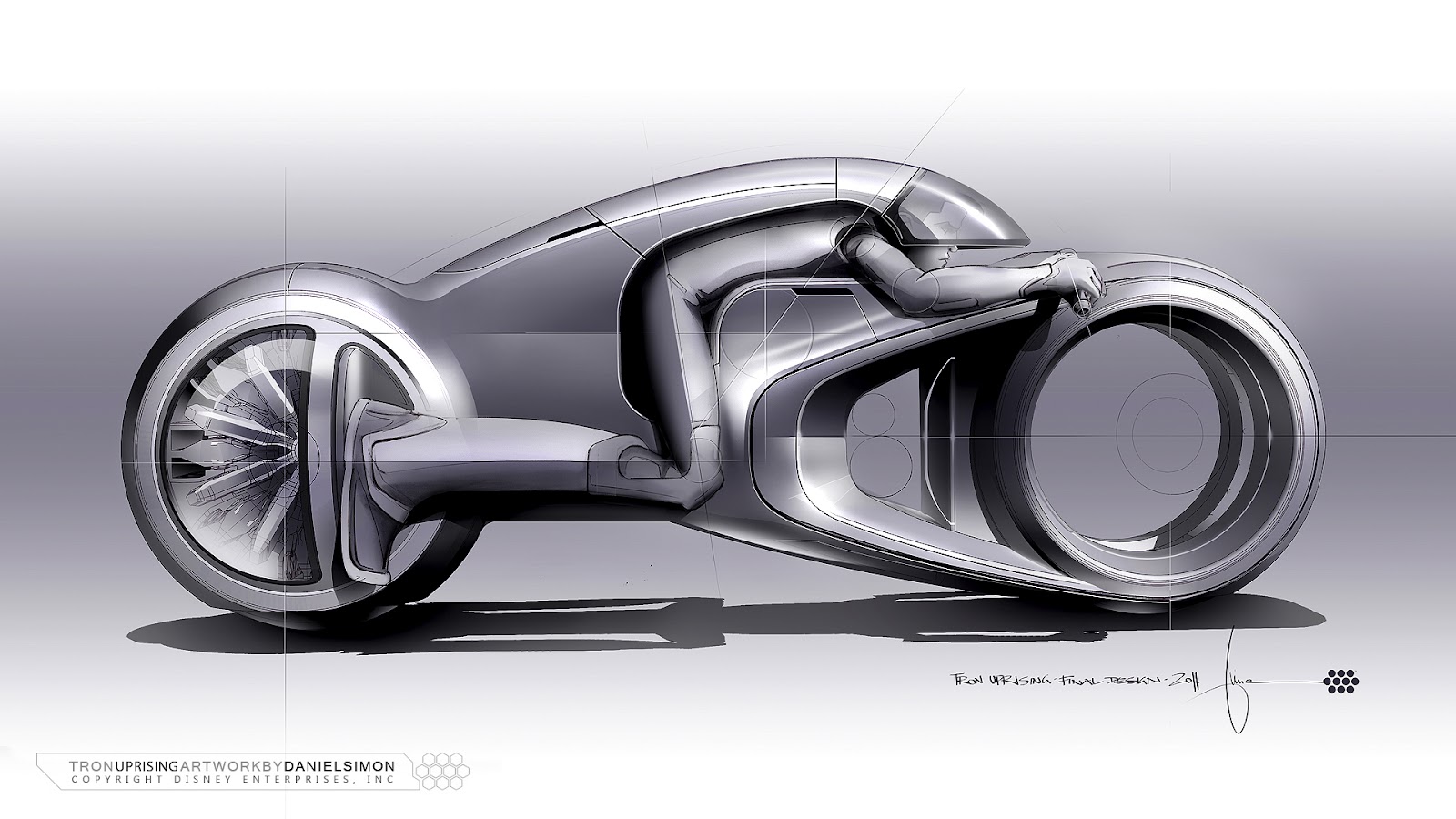 INSIDE HOLLYWOOD: Tron Uprising Light Cycle | Automotive