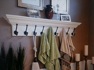 The Big Plate of DIY: Pinterest Inspired...Towel Rack
