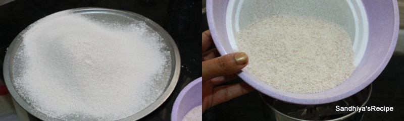 Sandhiya's Cookbook: Rice flour | Red rice flour | Home made Rice flour ...