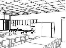 Protsman Elementary School - Design Concepts: Teacher's Workroom and Lounge