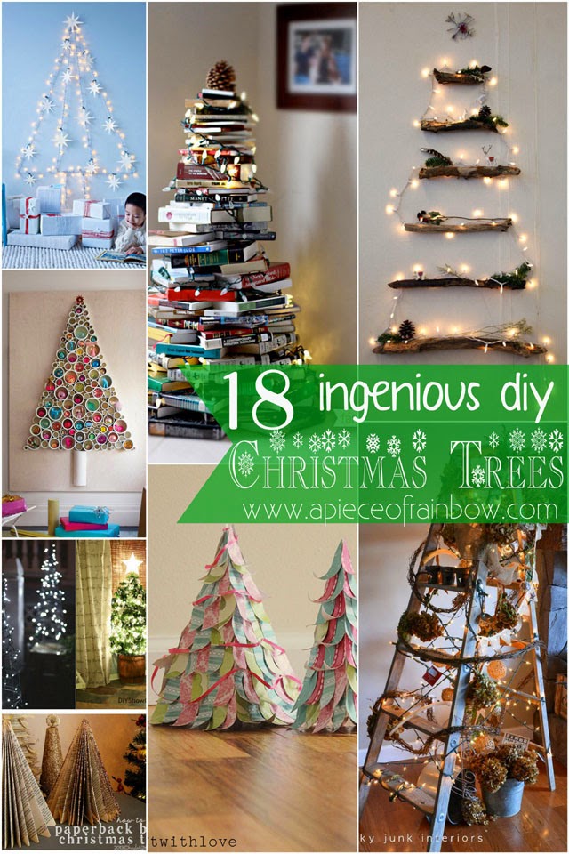 Ideas & Products: 18 Ingenious DIY Christmas Trees
