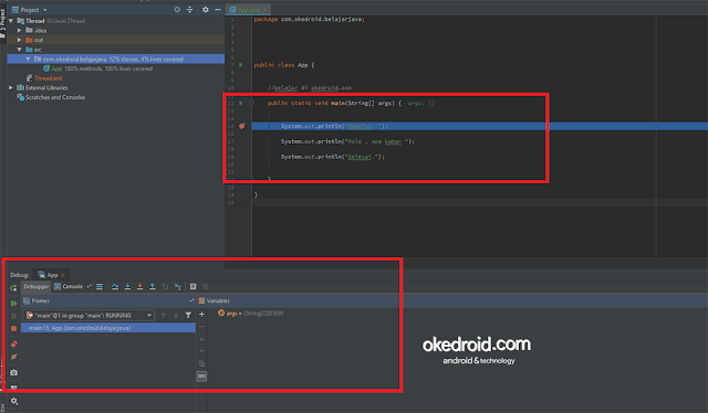 Belajar Cara Debugging Agenda Java Di Intellij Idea - Belajar Java ...