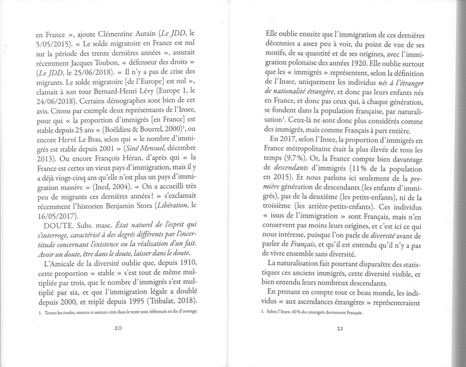école : références: Laurent Obertone, La France interdite (2018)