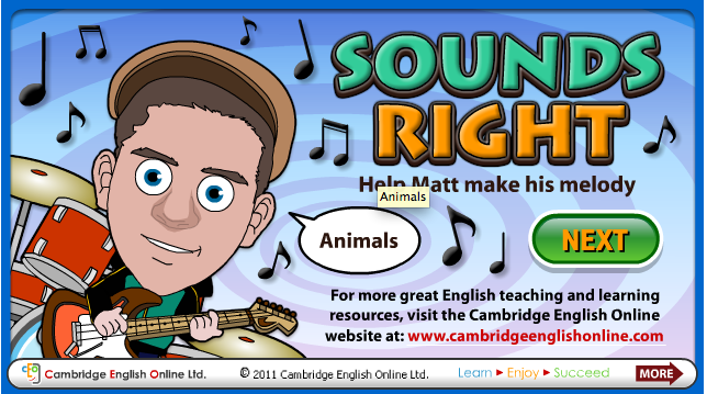 Let's play: Sounds Right Animals