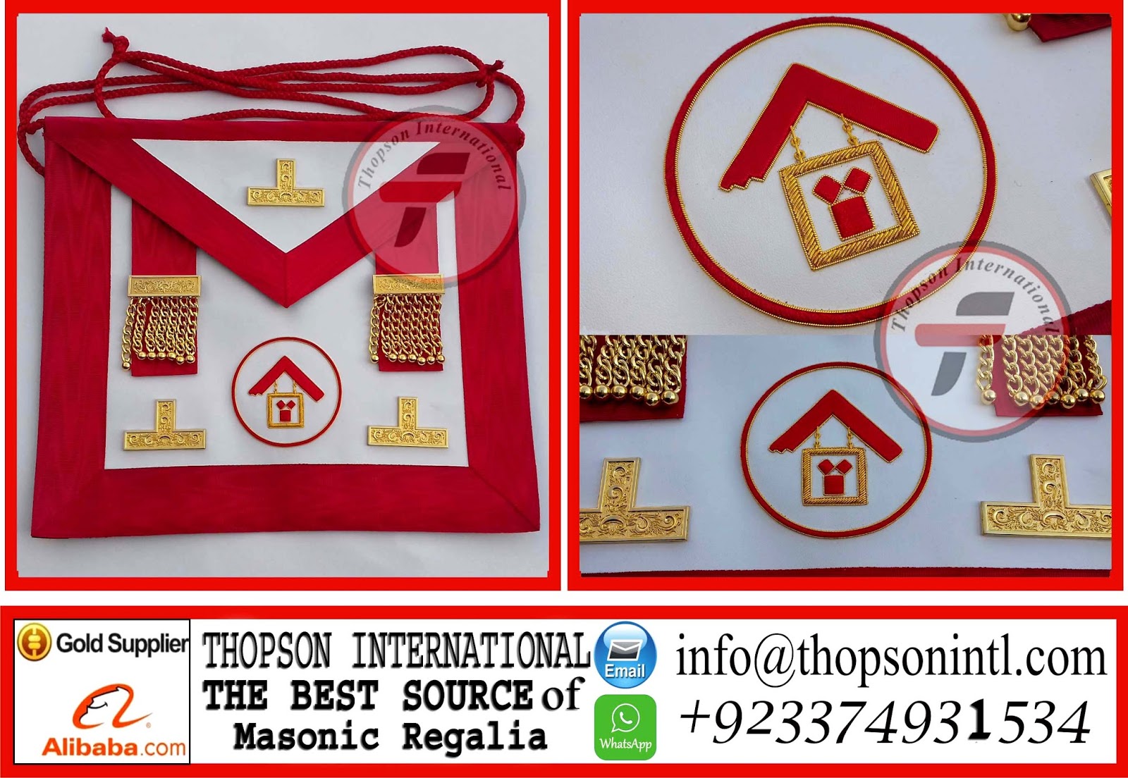 Masonic Regalia thopson: Knight Templar Alms Bag