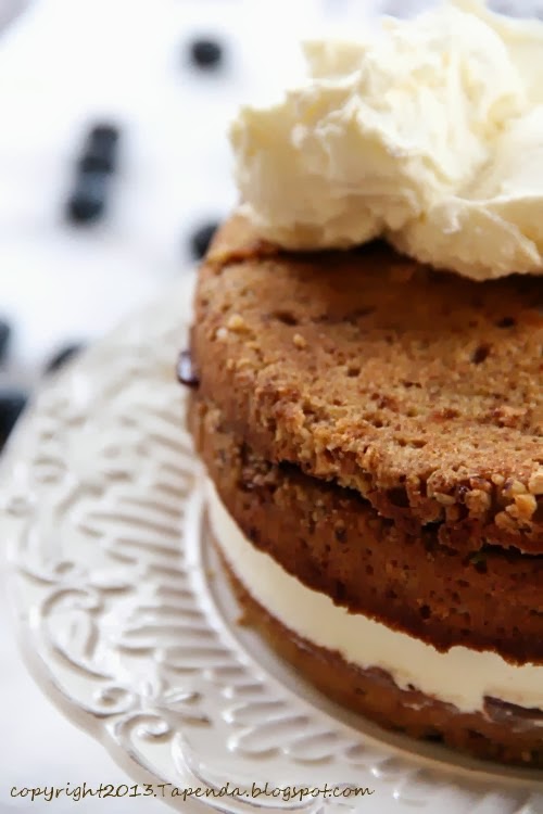 Torcik daim & borówki | TAPENDA Przepisy Kulinarne na każdy dzień