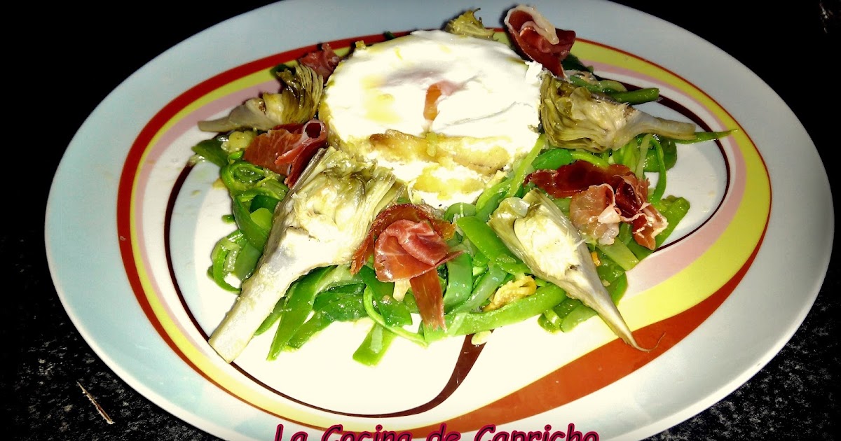 LA COCINA DE CAPRICHO: VERDURITAS PRIMAVERALES CON HUEVO AL HORNO