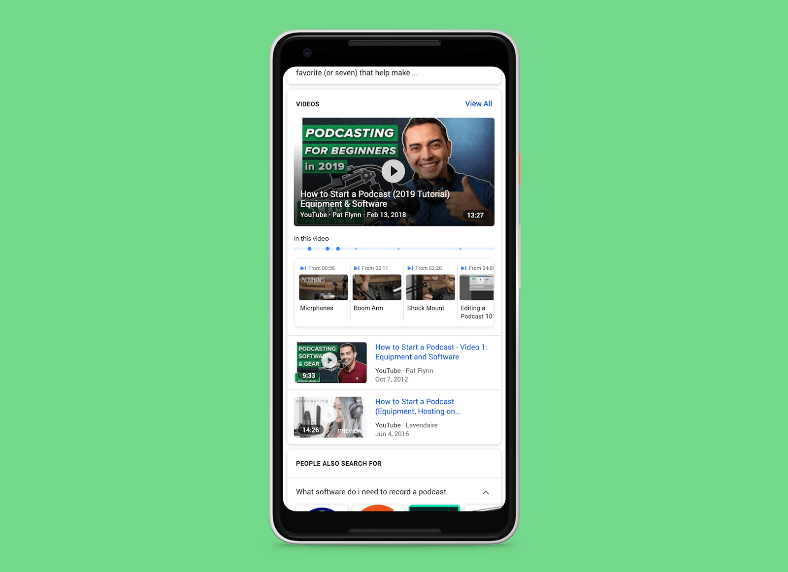 Google Update Reveals YouTube Video Highlights in Search Results