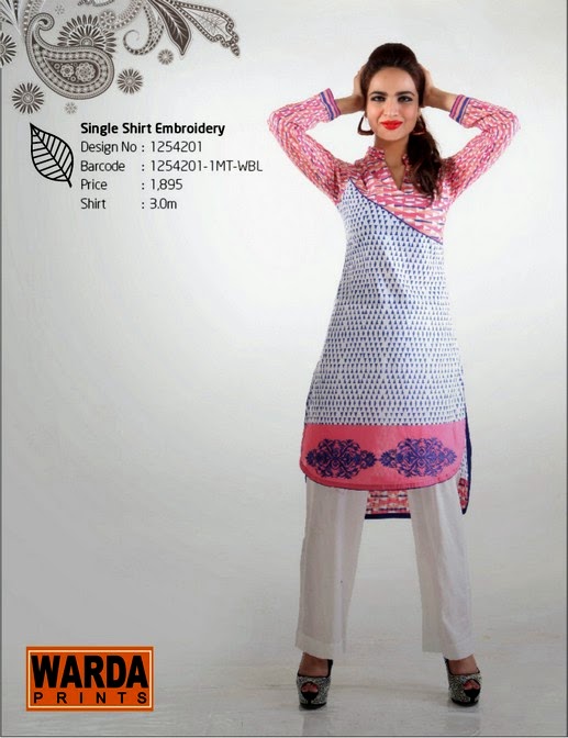 Warda New Arrivals - Warda Designer Summer Collection 2014 Vol-2 ~ She9 ...