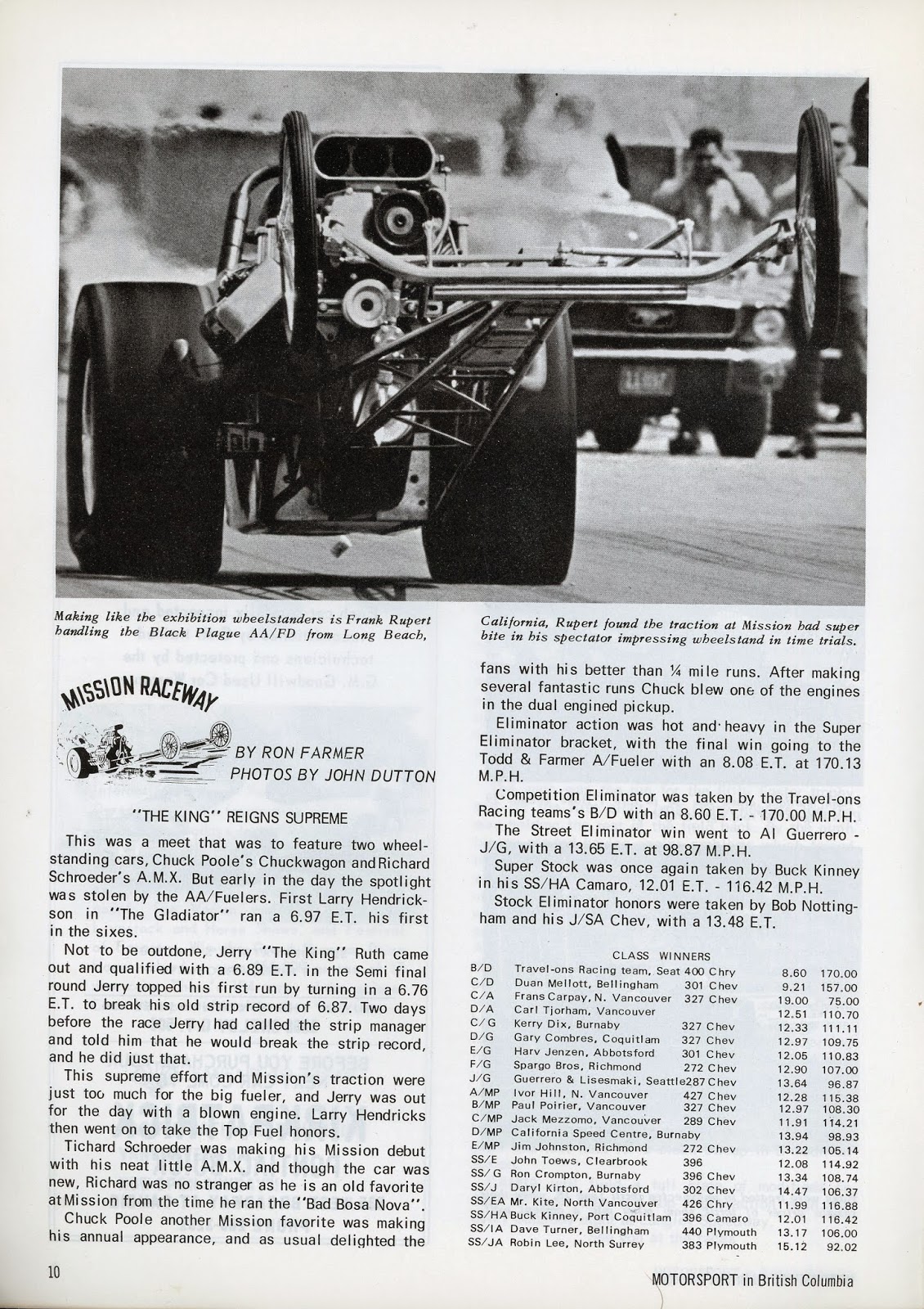 racin' thru the raindrops: more 1969 Mission Raceway action